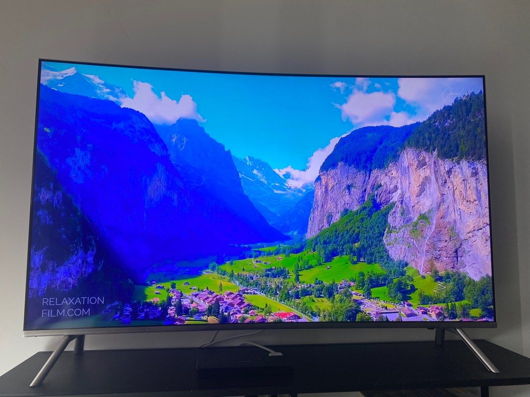 Samsung 4K Curved Tv, TV & Home Appliances, TV & Entertainment, TV on ...