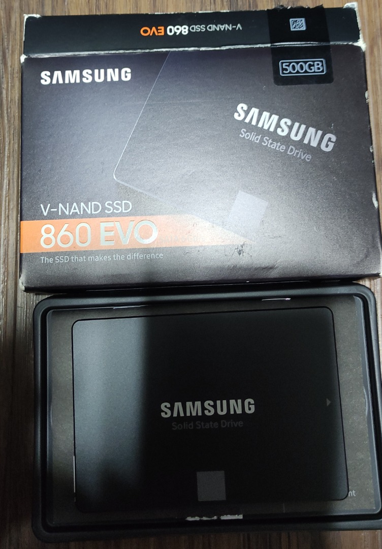 Samsung 860 EVO DRAM SSD 500GB + USB 10Gbps Enclosure, Computers & Tech, Parts & Accessories ...