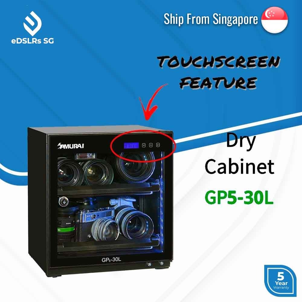 SAMURAI Digital Dry Cabinet GP5 30L Touch Screen Camera Storage ...
