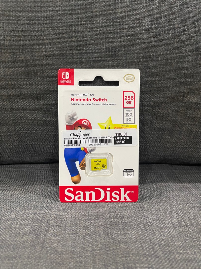 SanDisk Micro SD Card for Nintendo Switch and others 256GB, Video ...