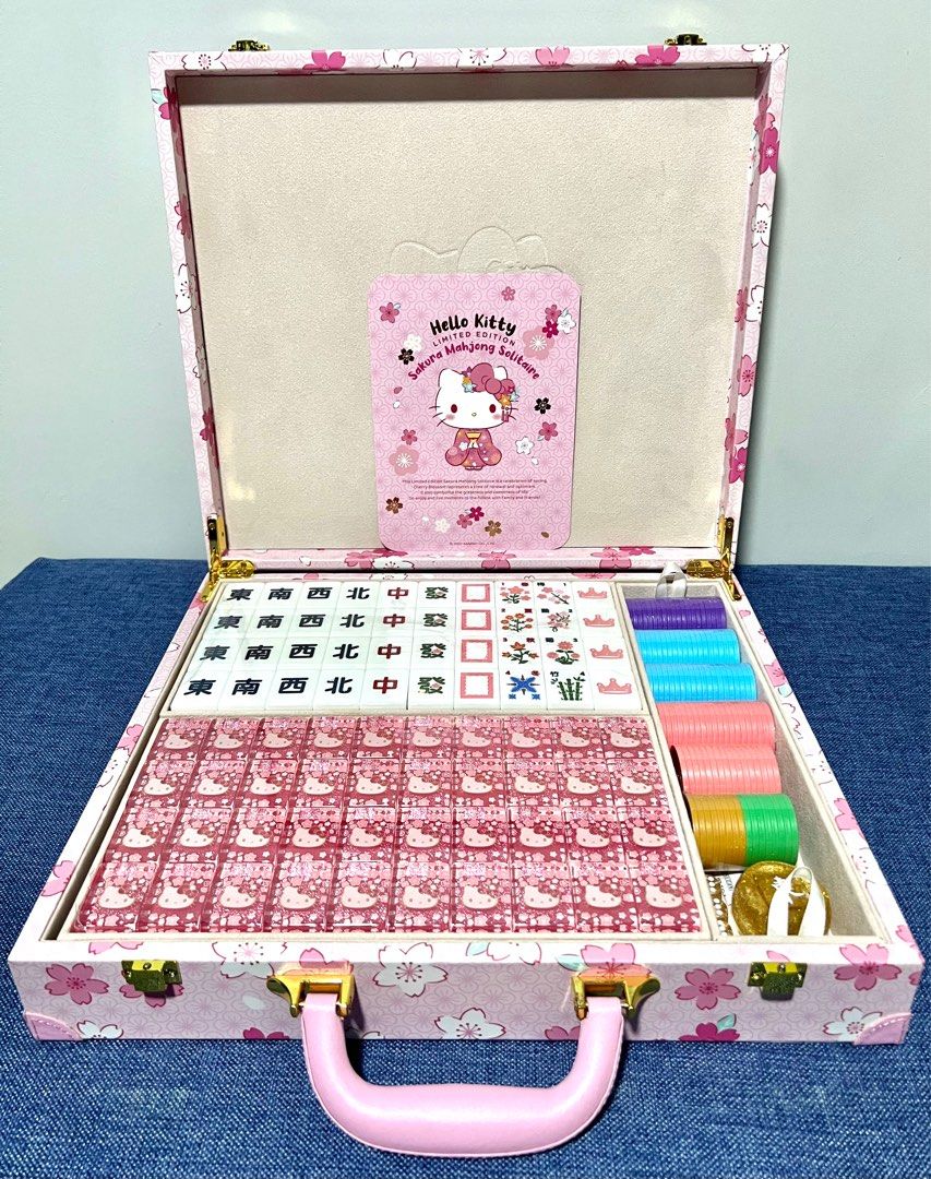 Sanrio Hello Kitty LIMITED EDITION Sakura Mahjong Solitaire, Hobbies ...