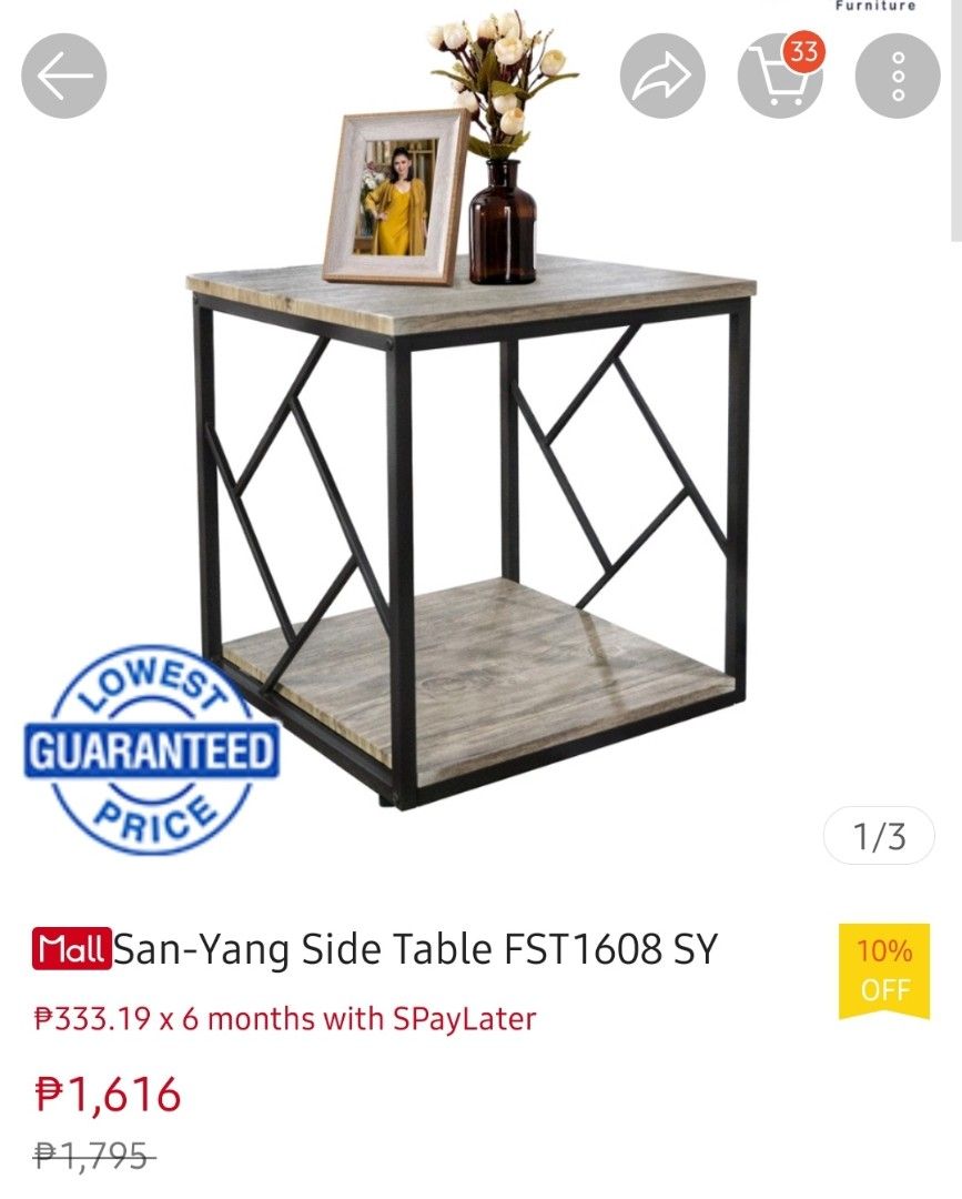 San-Yang Side Table, Furniture & Home Living, Furniture, Tables & Sets ...