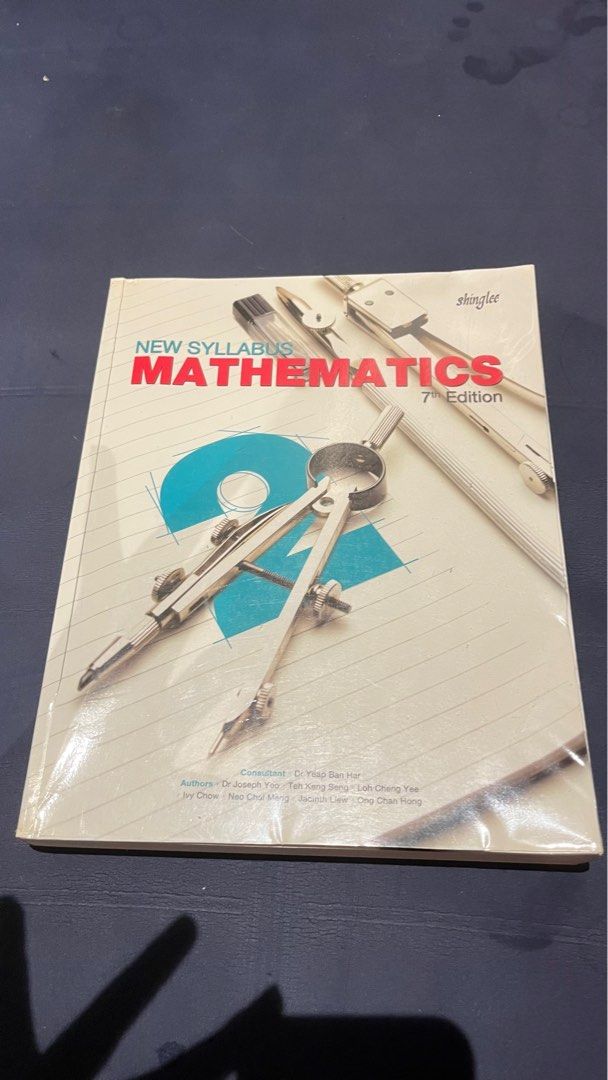 Sec 2 Math Textbook, Hobbies & Toys, Books & Magazines, Assessment ...