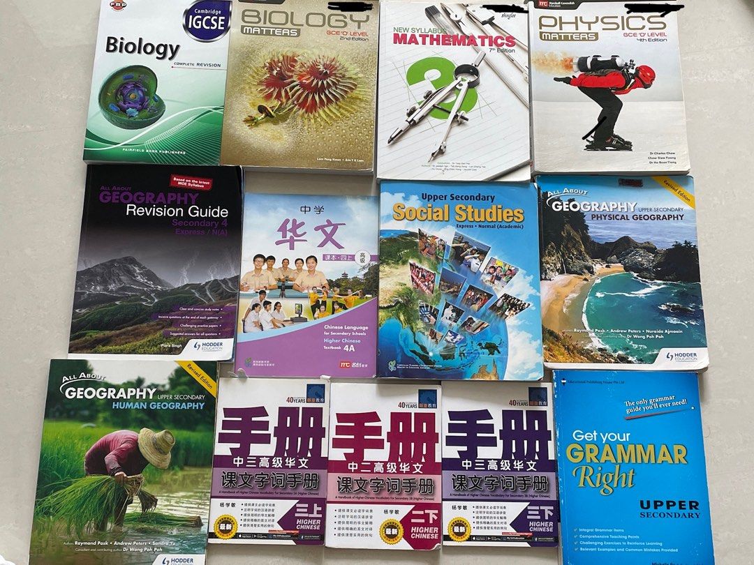 secondary school textbooks, Hobbies & Toys, Books & Magazines ...