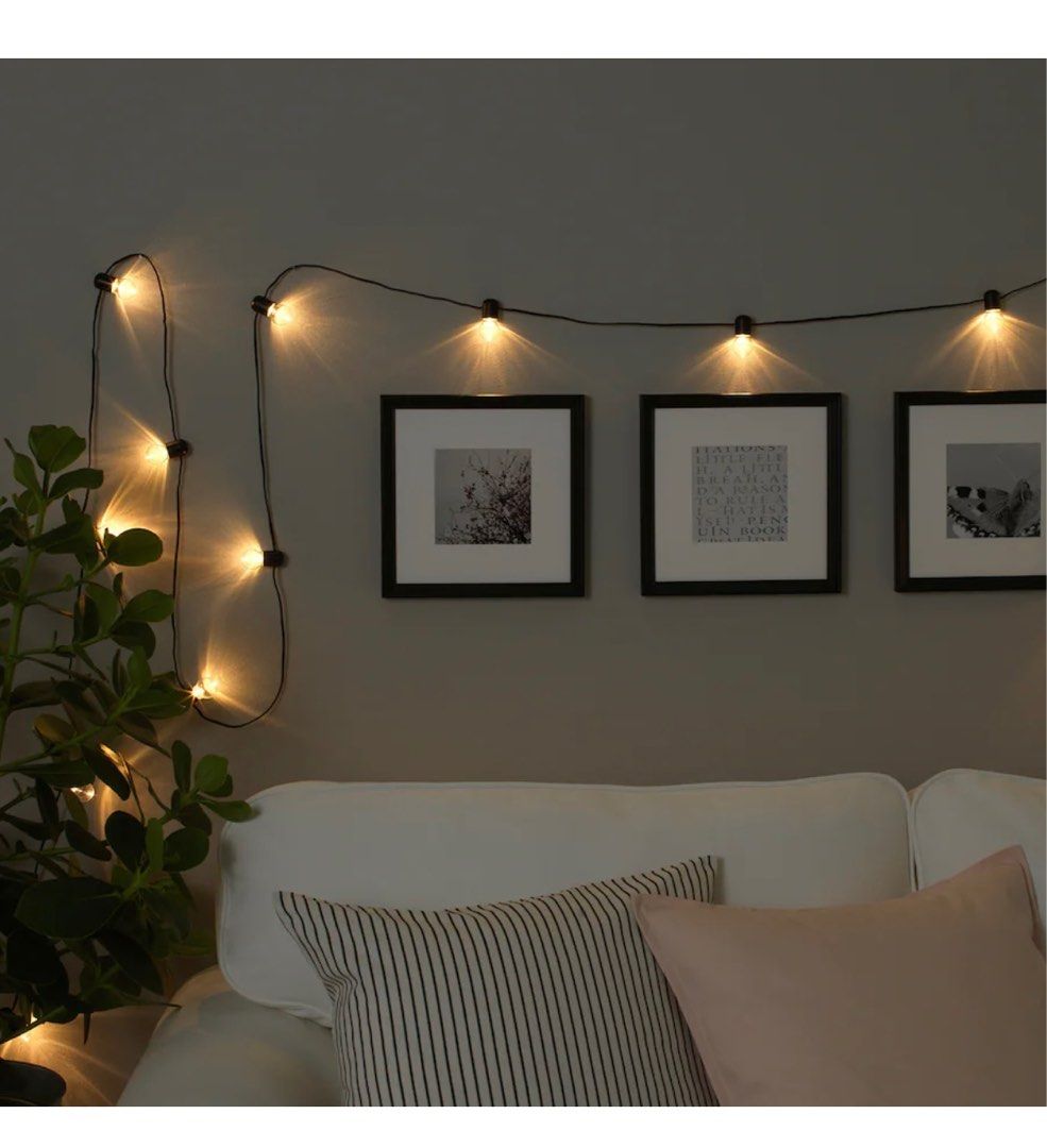 Serial LED lights - Set of 24, Furniture & Home Living, Lighting & Fans ...