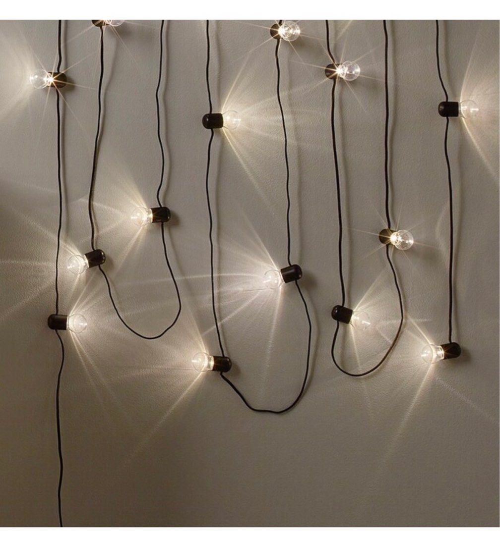 Serial LED lights - Set of 24, Furniture & Home Living, Lighting & Fans ...