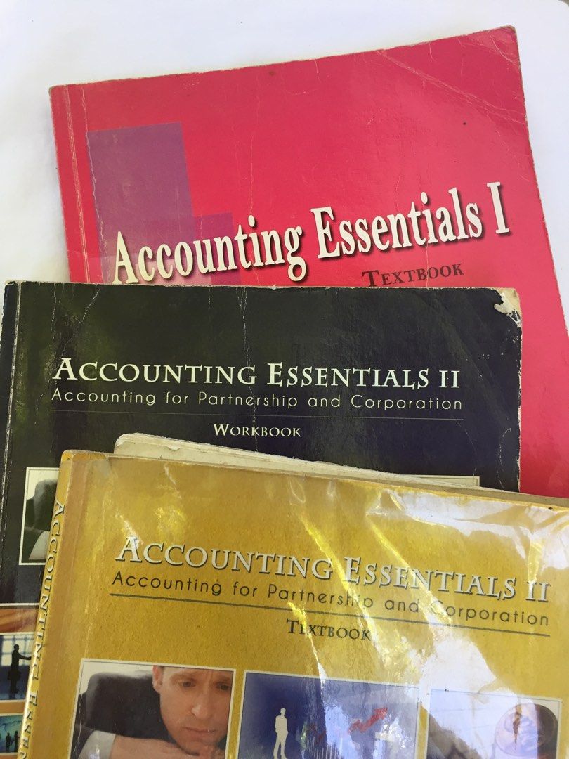 SET - Accounting Essentials 1, 2 & 3 - Textbook and Workbook, College Book, Hobbies & Toys ...
