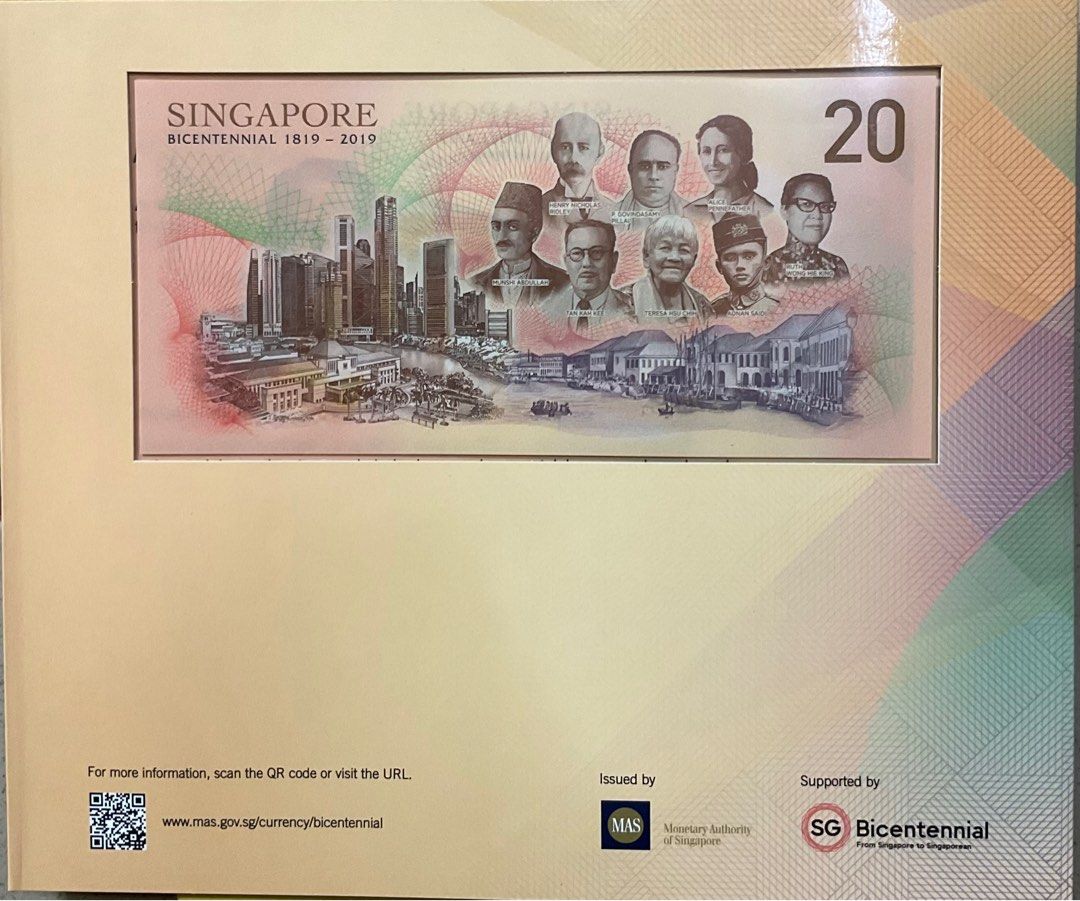 SG Bicentennial $20 note, Hobbies & Toys, Memorabilia & Collectibles ...