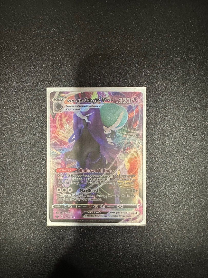 Shadow Rider Calyrex Vmax Pokemon TCG, Hobbies & Toys, Toys & Games on ...