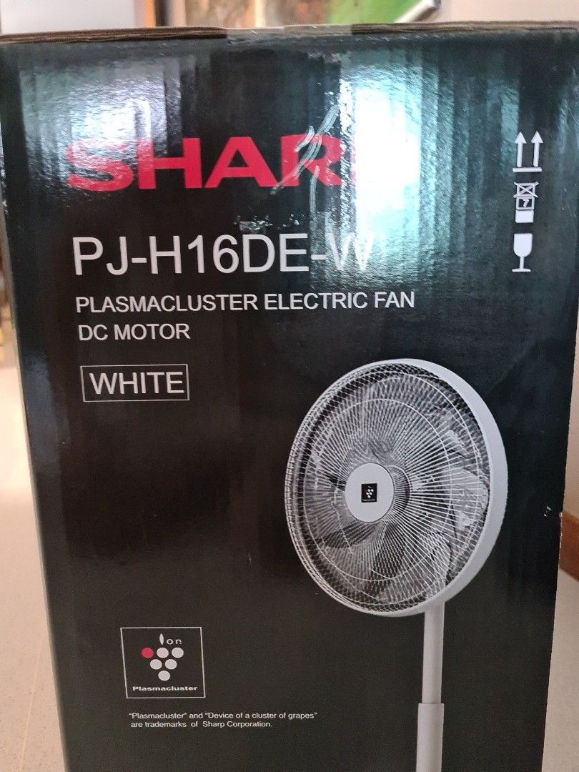 Sharp Plasmacluster Electric Fan DC Motor, Furniture & Home Living ...
