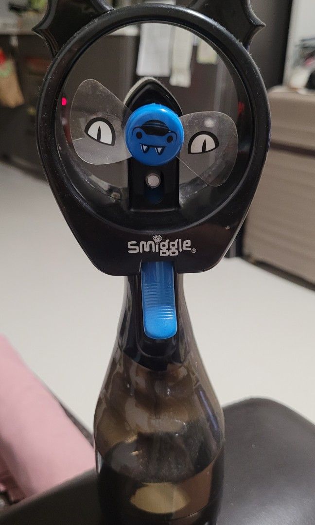 Smiggle Water Spray Fan (Black), Hobbies & Toys, Toys & Games on Carousell