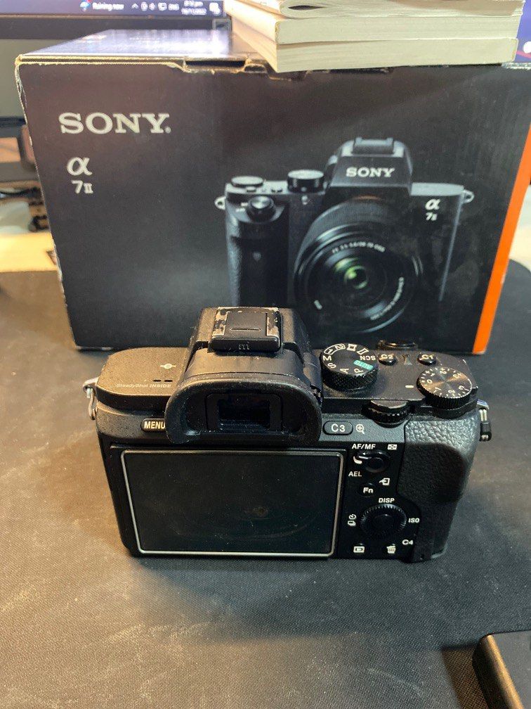 Sony A7II Full Box Set Low SC, Photography, Cameras on Carousell