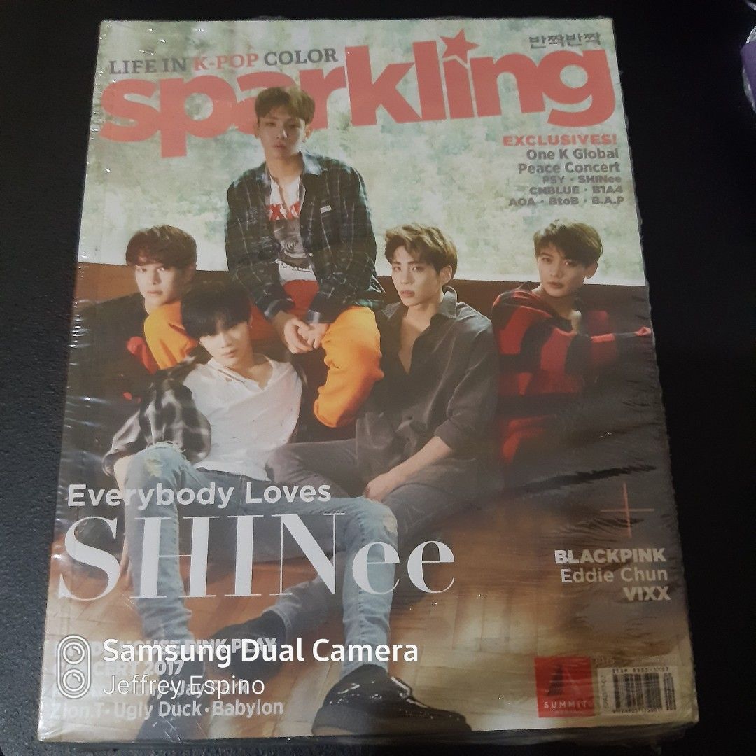 Sparkling Magazine Everybody Loves Shinee, Hobbies & Toys, Books ...