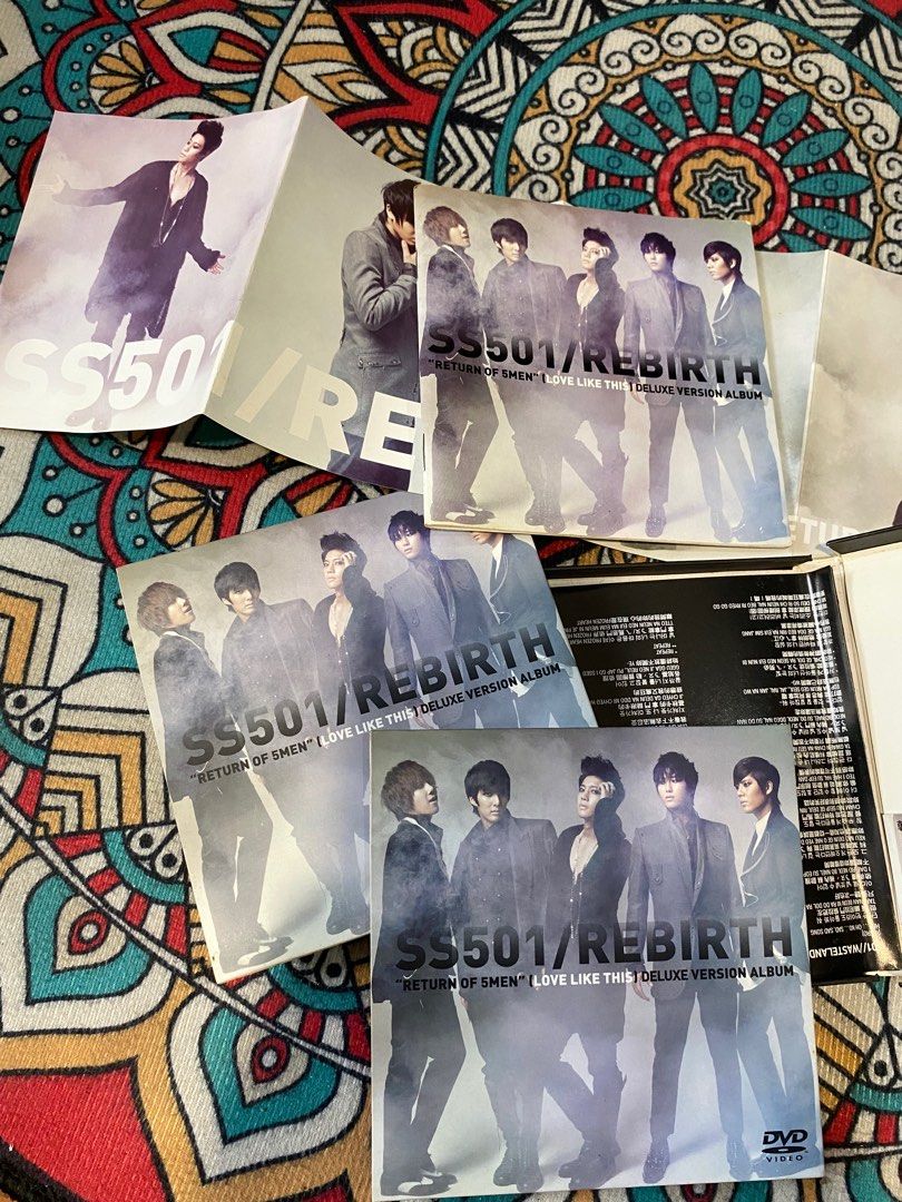 SS501 Rebirth Deluxe Album KPop Collectible, Hobbies & Toys, Memorabilia & Collectibles, K-Wave ...
