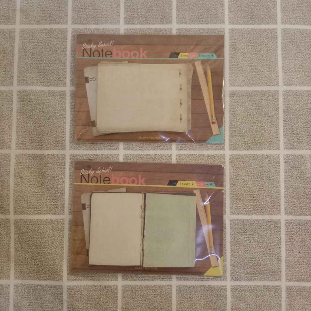 Sticky Note Stationery Realistic Design Look Student Office Business ...