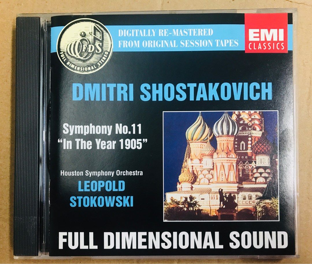 「Stokowski 白頭佬大師指揮」 爆棚古典名曲：Shostakovich Symphony NO.11 “In The Year 1905 “ 肖斯塔科維奇第十一交響曲 （稀有NO ...