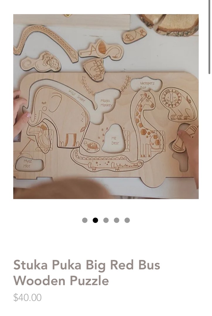STUKA PUKA wooden puzzle, Hobbies & Toys, Toys & Games on Carousell