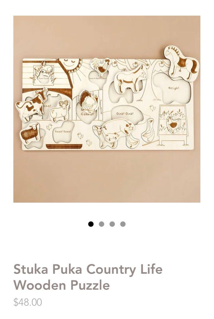 STUKA PUKA wooden puzzle, Hobbies & Toys, Toys & Games on Carousell