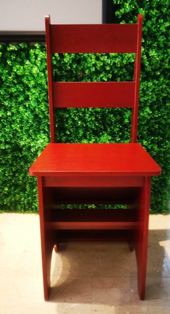 Sturdy chair with/turn/interchangeable ladder, Furniture & Home Living ...