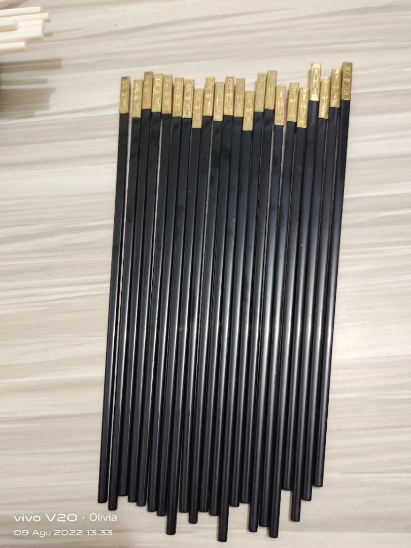 Sumpit Hitam Cream Kuno Jadul Antik, Antik, Lainnya di Carousell