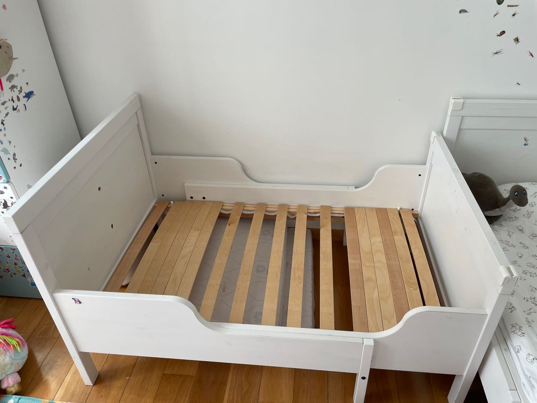 Sundvik ext bed frame with slatted bed base. Good condition, Furniture ...