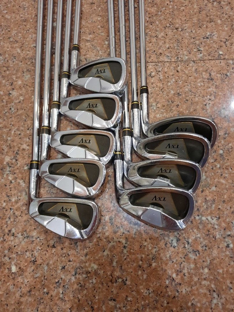 S-YARD Seiko TX-V Iron Full Set R-Flex Steel Shaft, Sports Equipment ...