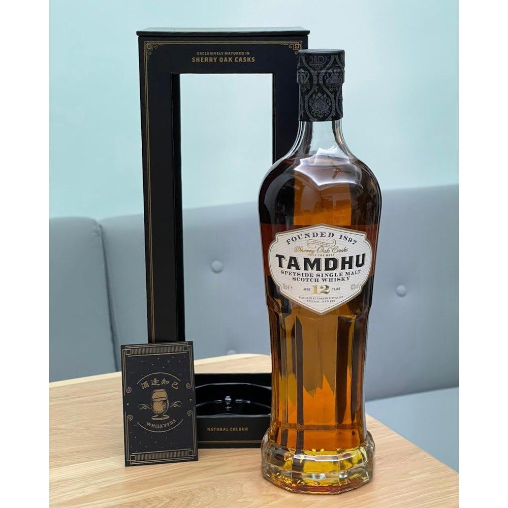 Tamdhu 12 YO Speyside sherry Cask Single Malt Scotch Whisky 台灣代理, 嘢食 & 嘢飲, 酒精飲料 - Carousell