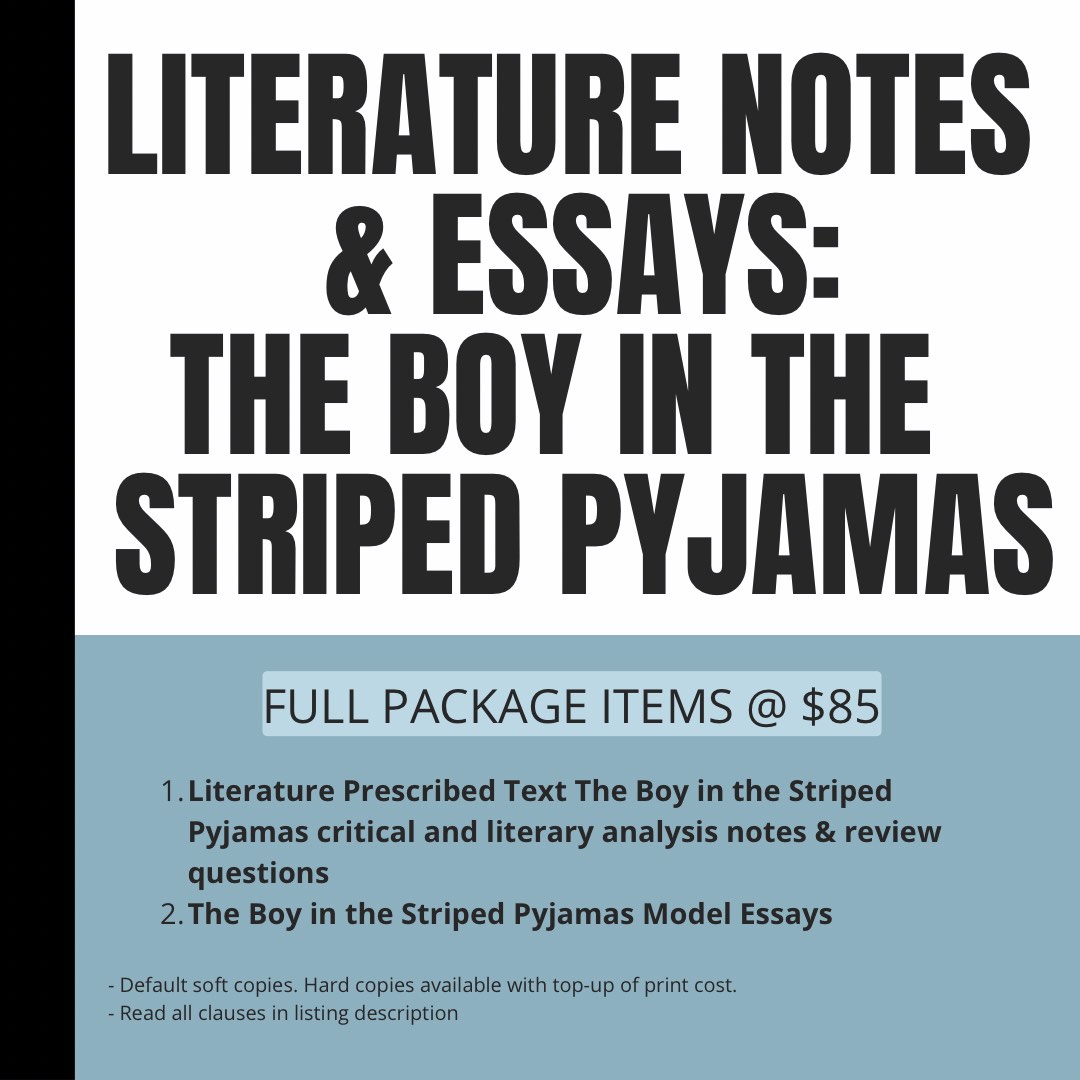 THE BOY IN THE STRIPED PYJAMAS SEC 1 SEC 2 LOWER SECONDARY LITERATURE ...