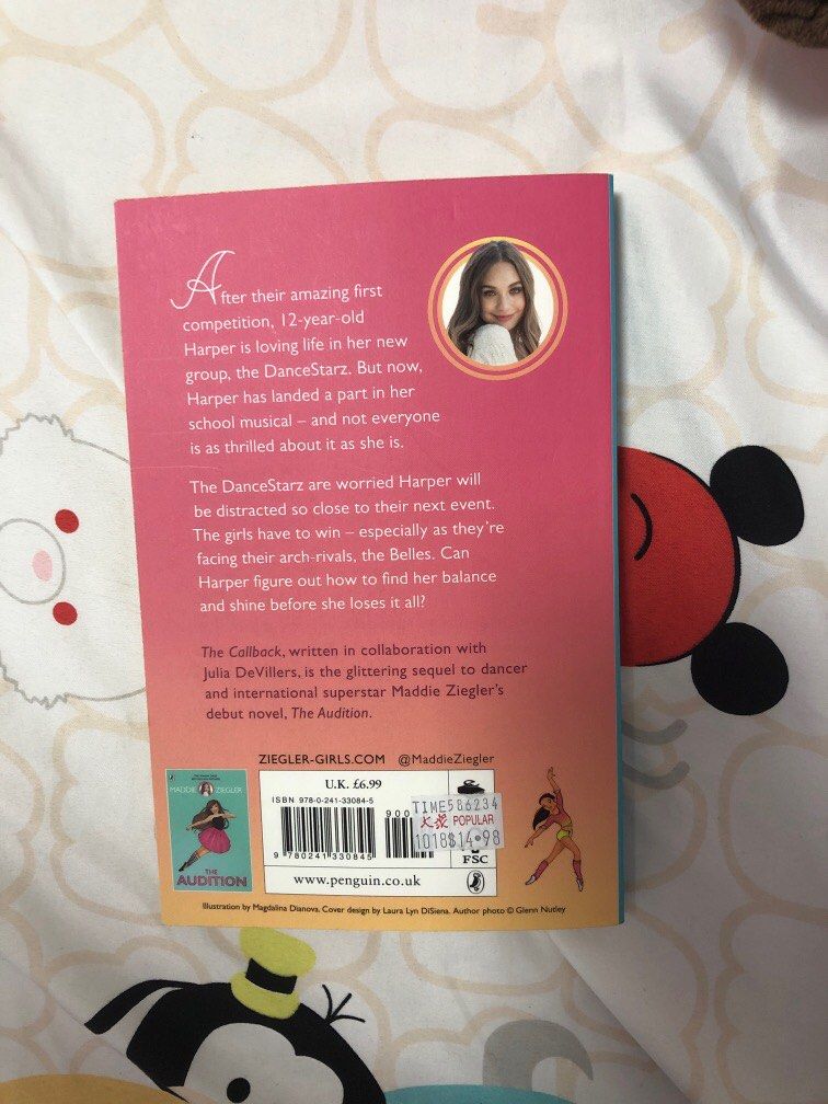 The Callback Maddie Ziegler Book, Hobbies & Toys, Books & Magazines ...