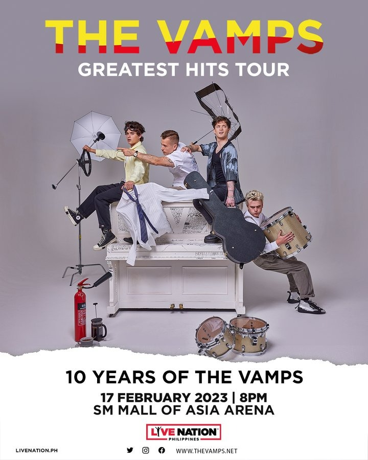 The Vamps 2023, Tickets & Vouchers, Event Tickets on Carousell