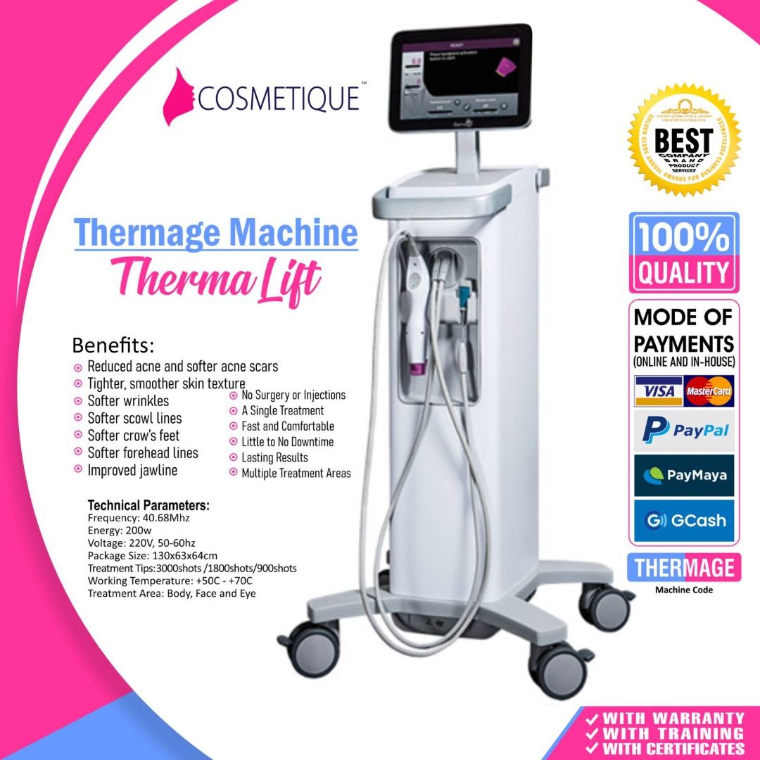 Thermage Thermalift Machine with Training & Certificates, Beauty ...