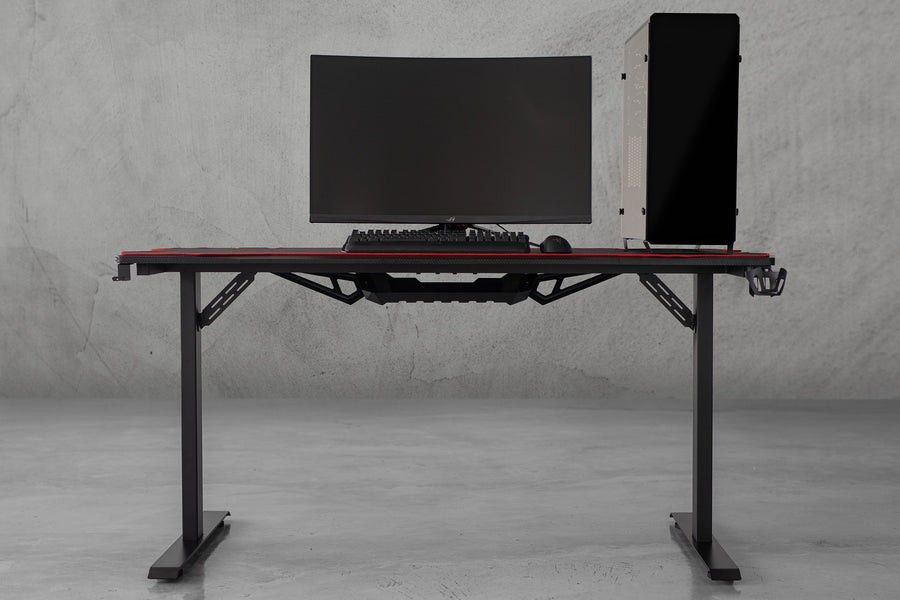 Tomaz Armor Gaming Table 140cm (Black), Furniture & Home Living ...