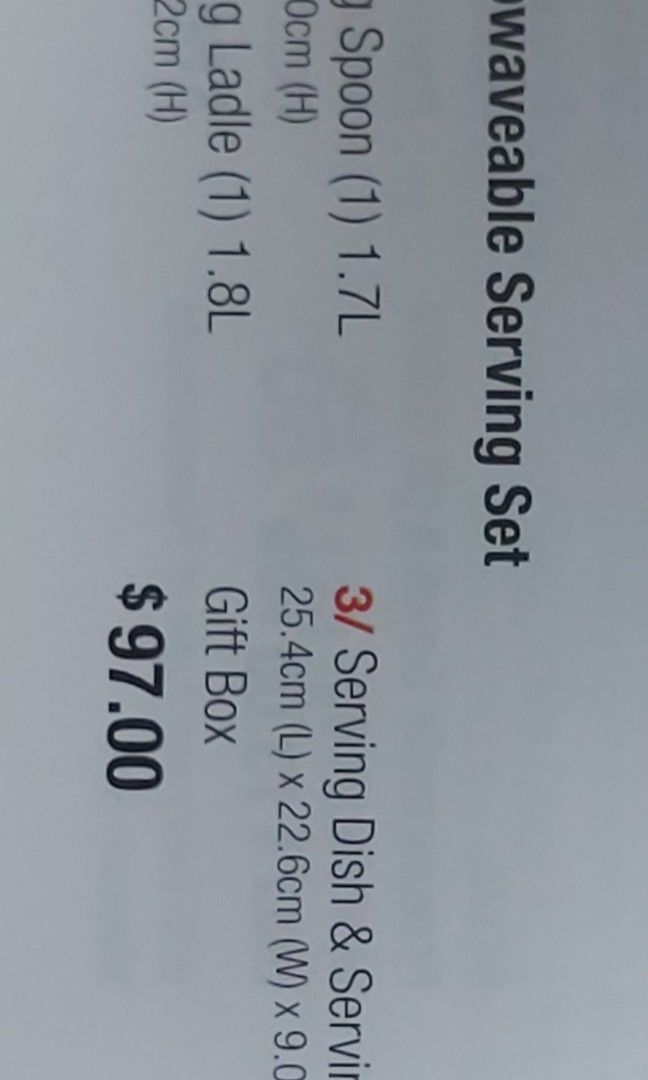 Tupperware Legacy Floria Microwaveable Serving Set, Furniture & Home ...