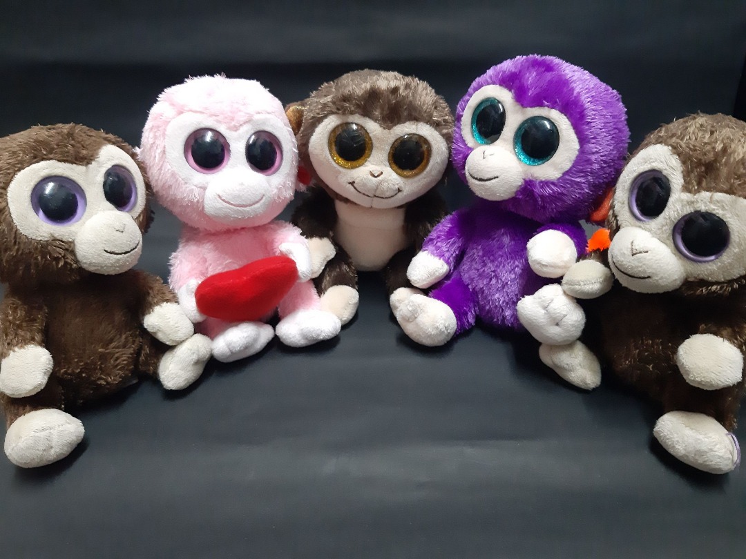 Ty Beanie Boos - Monkey Collection, Hobbies & Toys, Toys & Games on ...