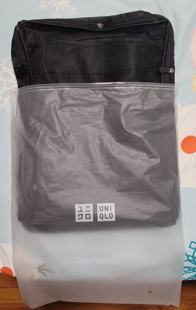 Uniqlo Mesh Nylon Packing Cubes Set, Hobbies & Toys, Travel, Travel ...