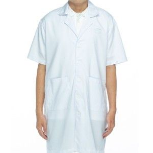 NUS Short Sleeve Lab Coat Science or Medicine Experiment, Men's Fashion ...