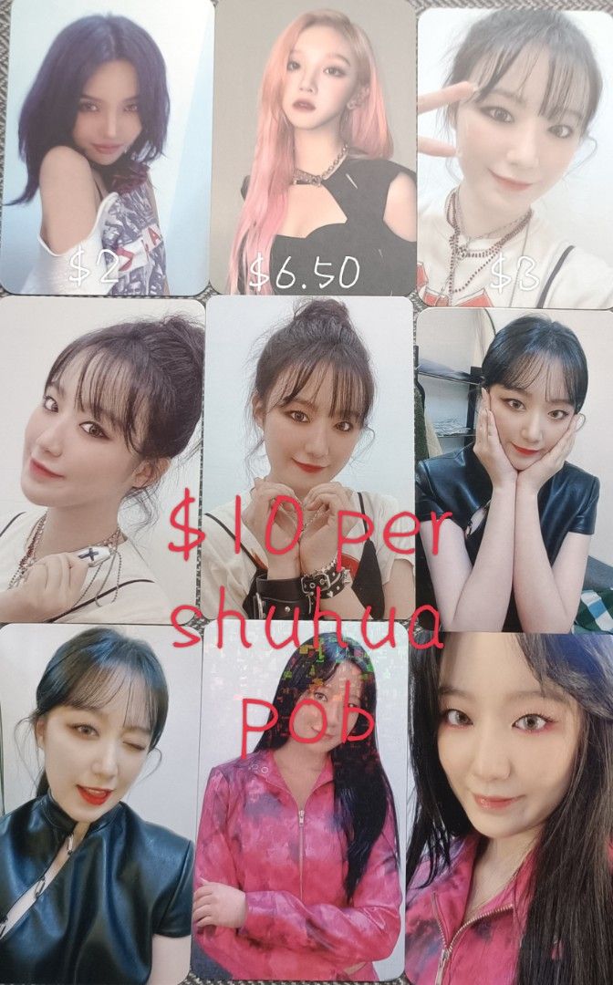URGENT/WTS/LFB ive le sserafim gidle album photocards & pobs! yujin gaeul rei wonyoung liz ...