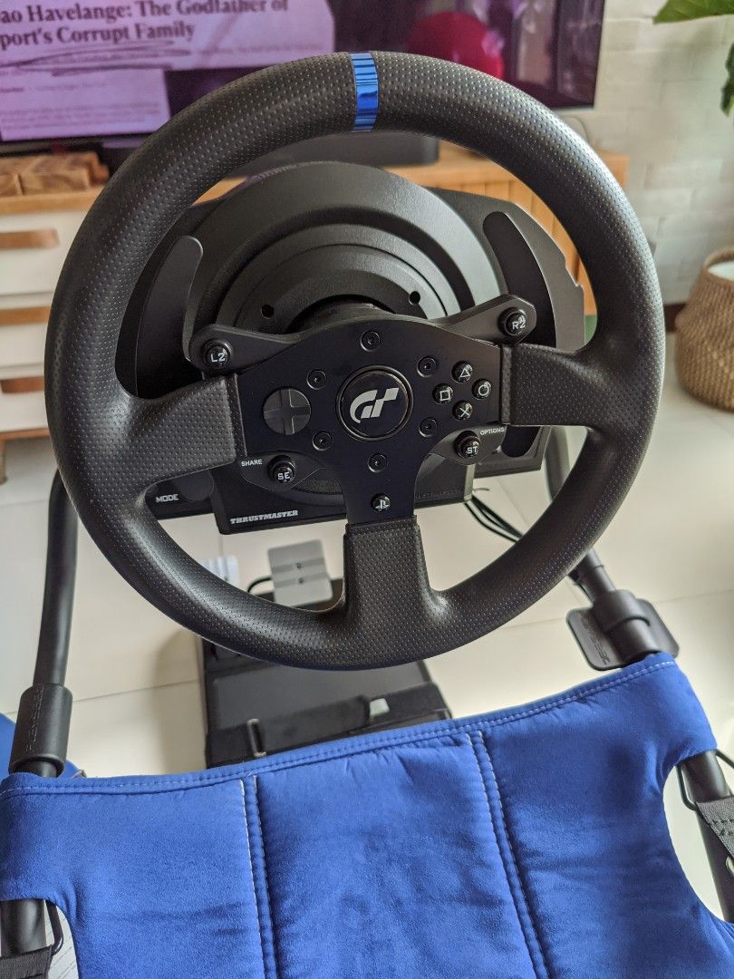 VERY NEW LOCAL SET Thrustmaster T300 RS GT PS4/PS5/PC and Playseat ...