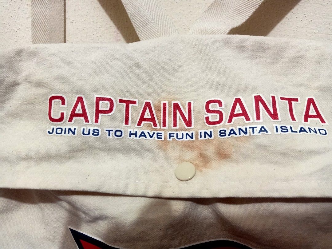 Vintage Captain Santa Backpack, Women's Fashion, Bags & Wallets ...