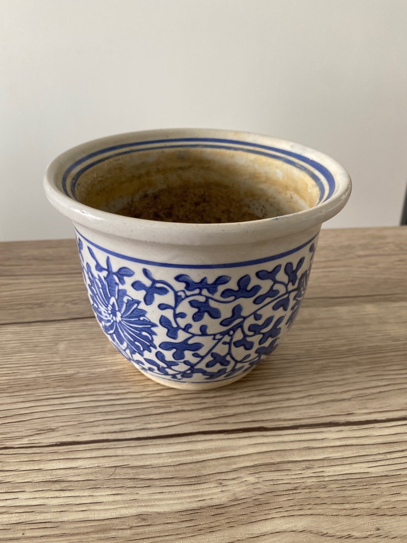 Vintage Chinese Porcelain Pot, Furniture & Home Living, Gardening, Pots ...