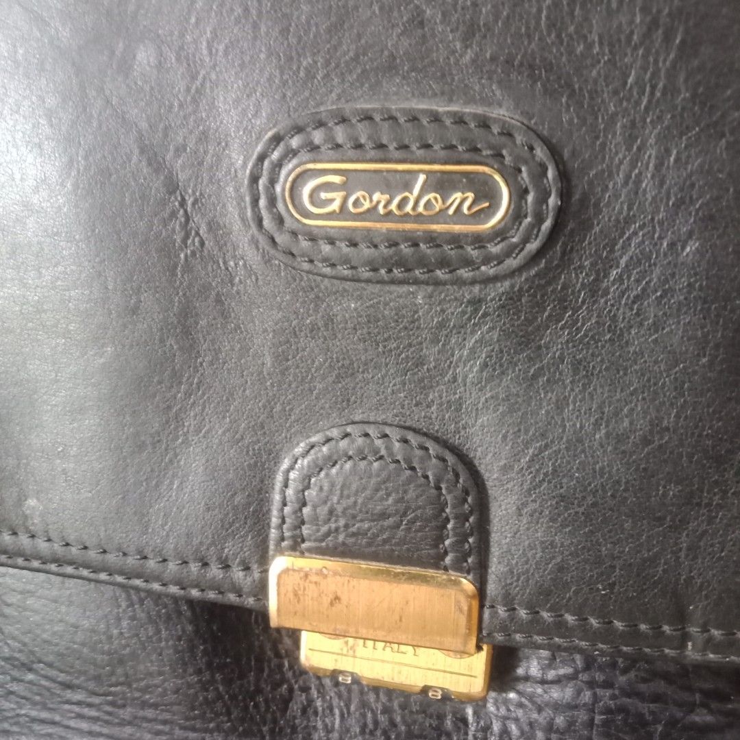 Vintage Gordon leather briefcase, Men's Fashion, Bags, Briefcases on ...