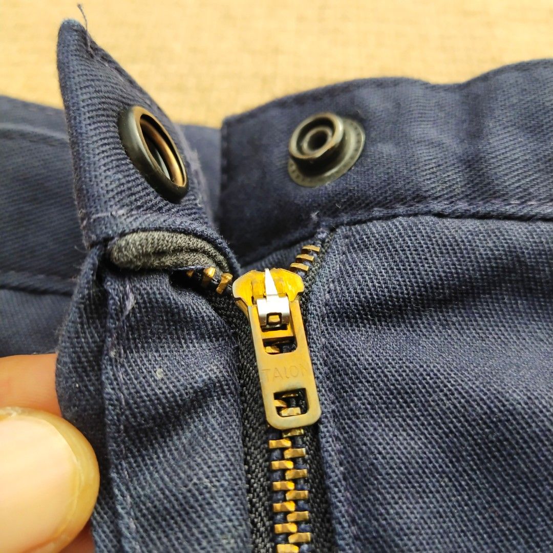 Vintage military pant talon zipper, Men's Fashion, Bottoms, Chinos on ...
