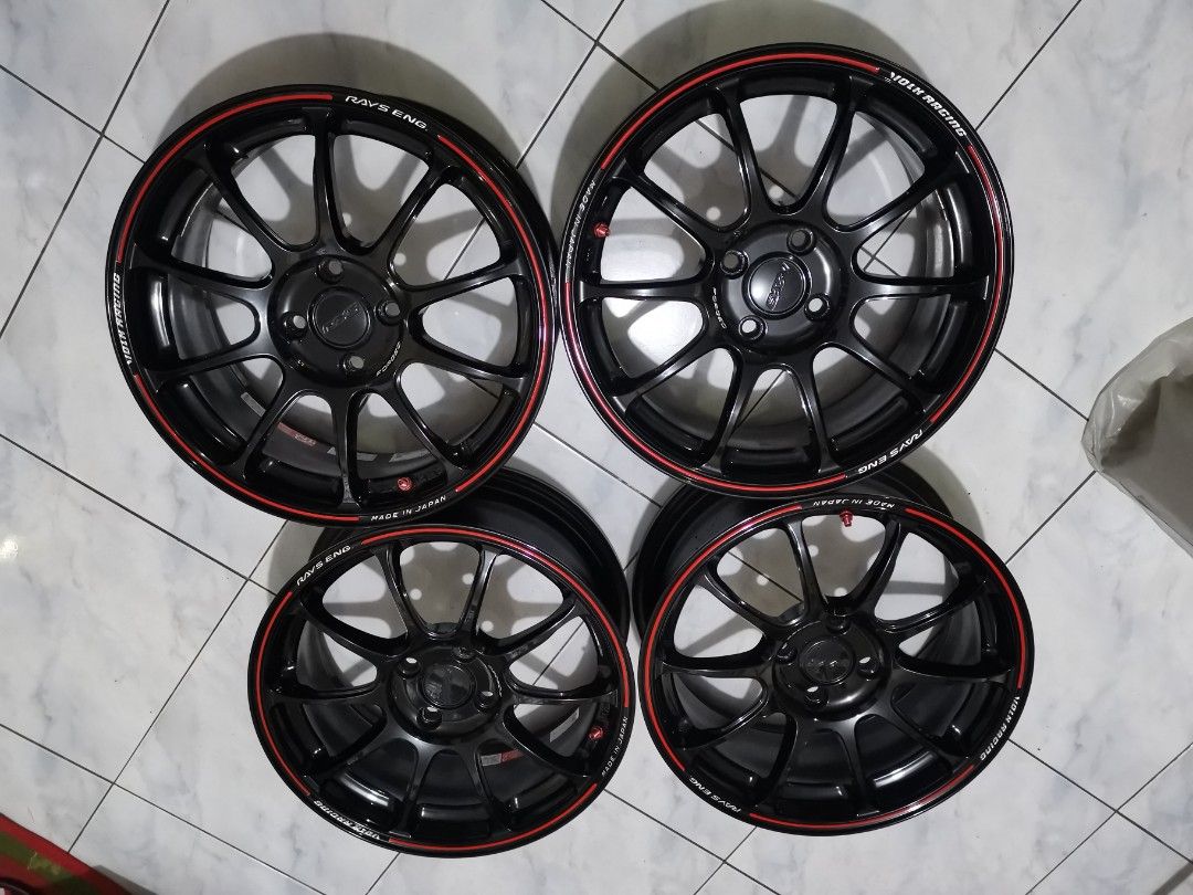 Volk Rays ZE40 16s 4x100, Car Parts & Accessories, Mags and Tires on ...