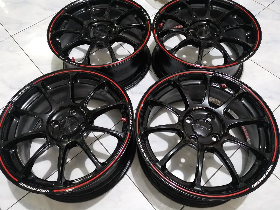 Volk Rays ZE40 16s 4x100, Car Parts & Accessories, Mags and Tires on ...