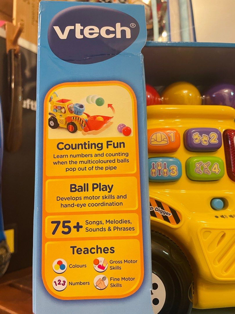 Vtech Pop-a-ball (Pop & Drop Digger) Kids, Children smart toys, 興趣及遊戲 ...