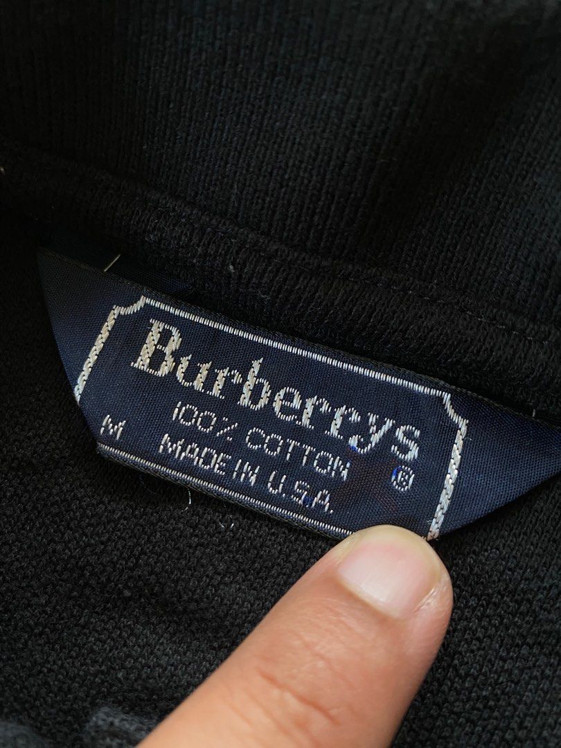 Vtg burberrys MADE IN USA polo, Men's Fashion, Tops & Sets, Tshirts & Polo Shirts on Carousell
