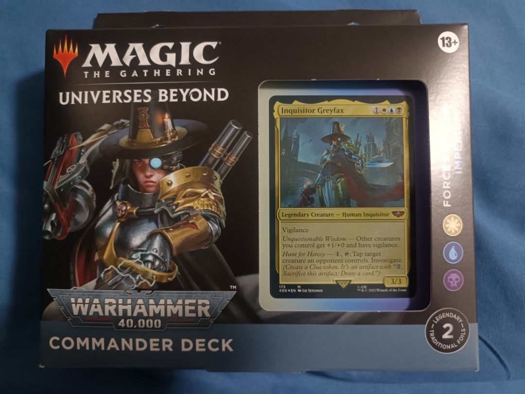 Warhammer 40k (Forces of the imperium) precon deck, Hobbies & Toys ...