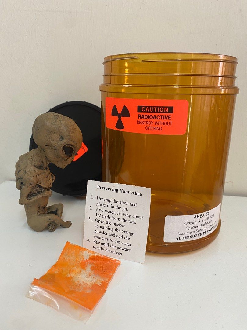 X-Files type Alien Area 51 Movie Prop, Hobbies & Toys, Collectibles ...
