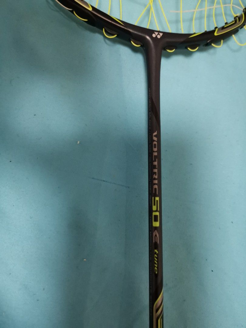 Yonex Voltric 50 e tune, Sports Equipment, Sports & Games, Racket ...