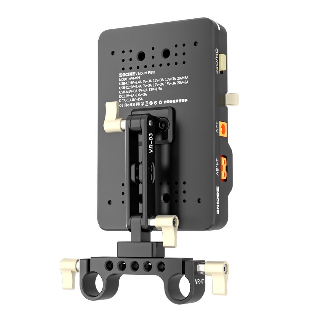[ZGCINE] V Mount Battery Plate Kit with USB-C PD Output For V-Mount ...